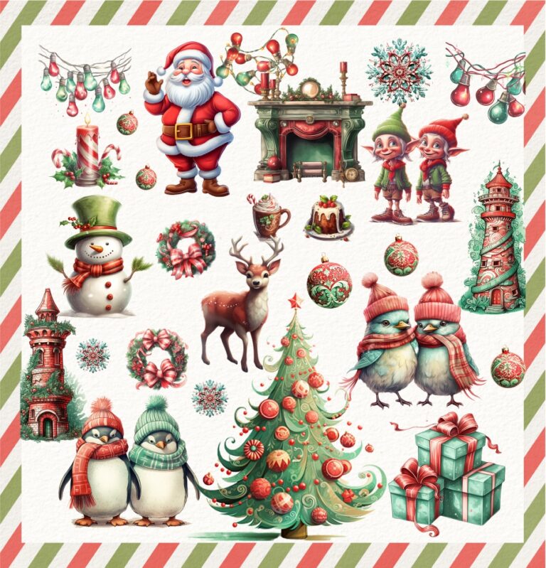 Mega Kit Digital Natal 74 Kits +D 3500 Figuras – Art Folk Designer